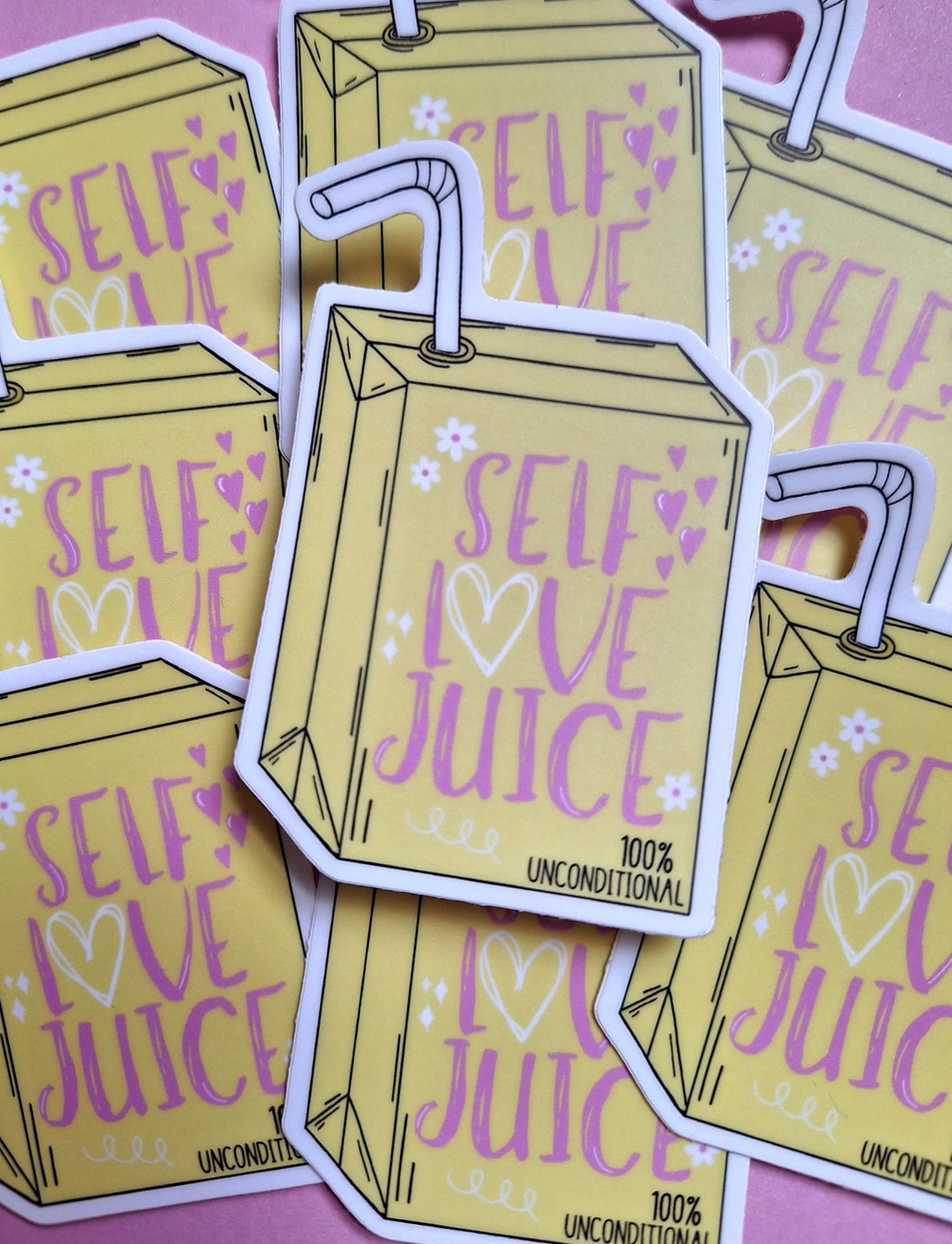 Self Love Juice Box Sticker Juice Box Sticker Self Love Etsy