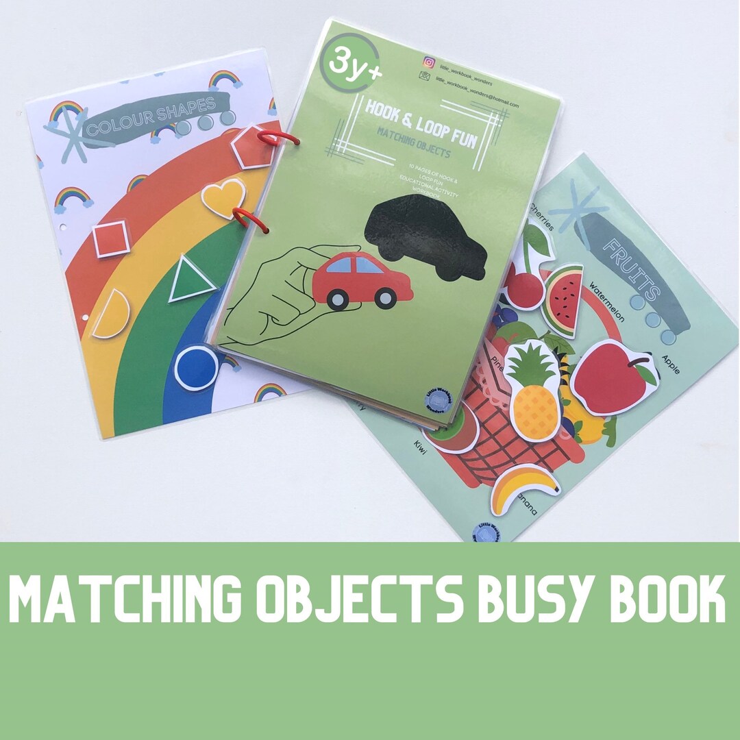 Preschool Busy Book, Homeschool Learning, Toddler Gift, SEN Learning ...