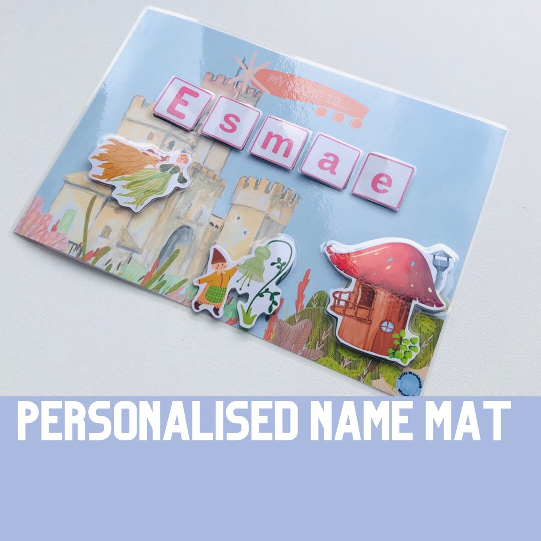 Personalised Learning Name Mat, Learn My Name, Toddler Gift, SEN ...
