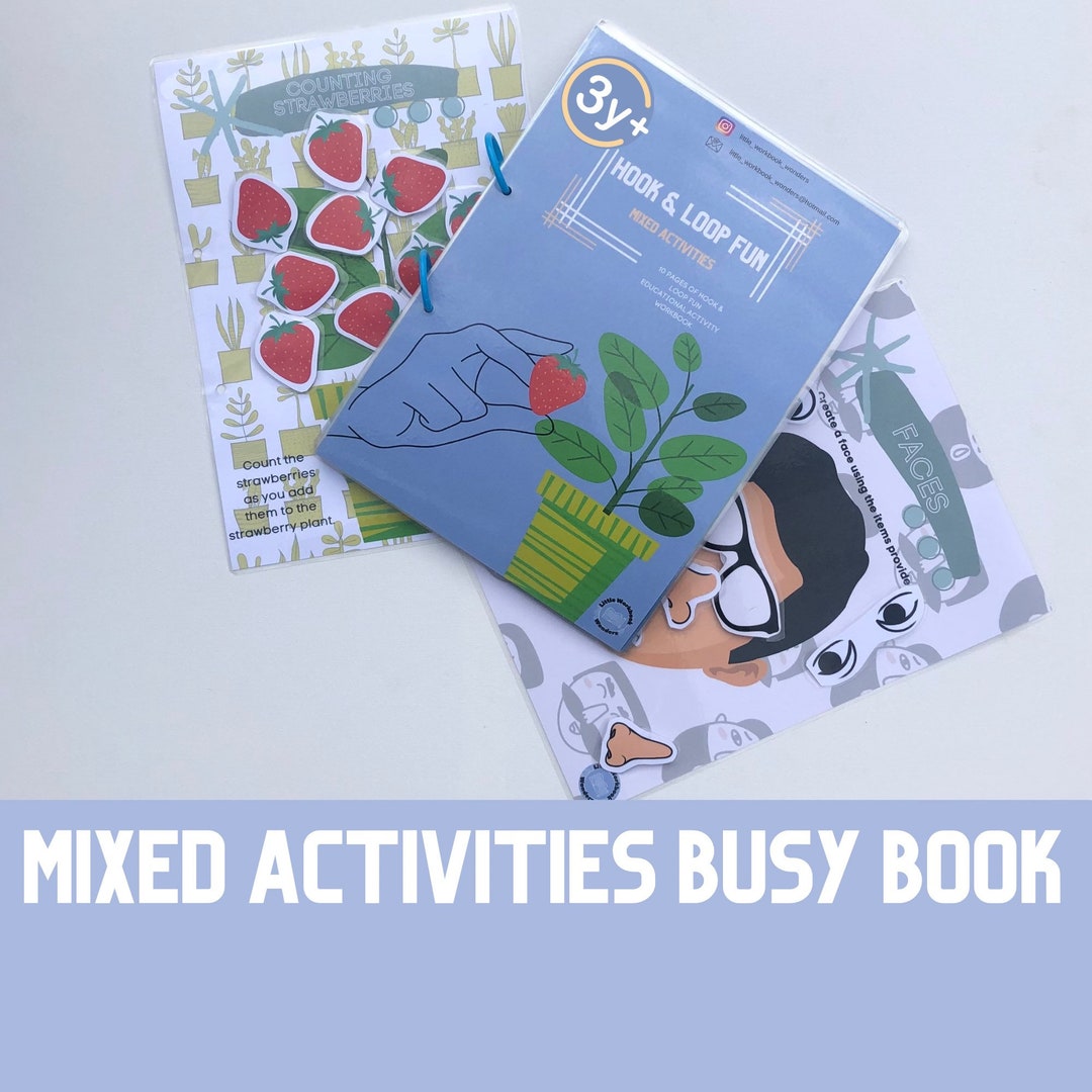 Preschool Busy Book, Homeschool Learning, Toddler Gift, SEN Learning ...