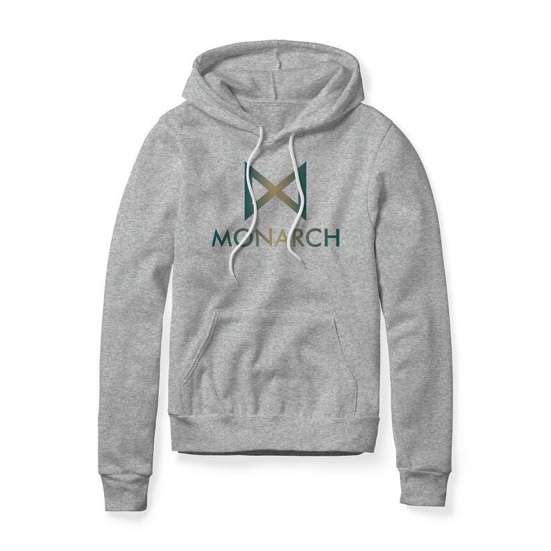 Monarch Logo (gradient) : Godzilla and Kong Monsterverse, Fleece Hoodie ...