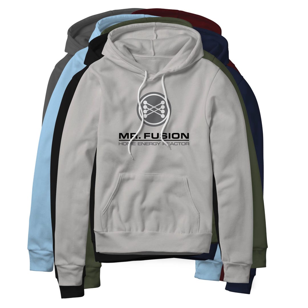 Mr. Fusion Logo : Back to the Future Movie, Fleece Hoodie - Etsy