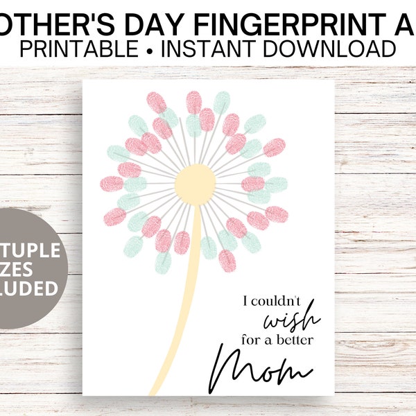 Dandelion Fingerprint Svg - Etsy