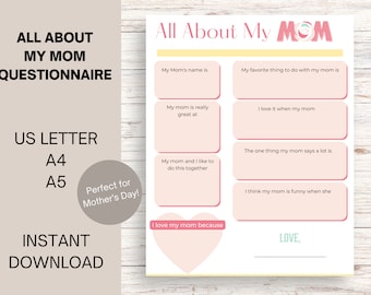Fun Facts About Mom - Etsy