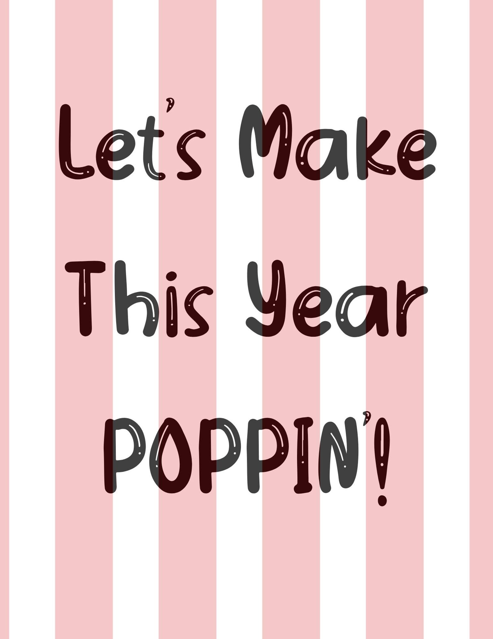 We Are Poppin Into a Great Year Bulletin Board Kit | Printable Popcorn ...