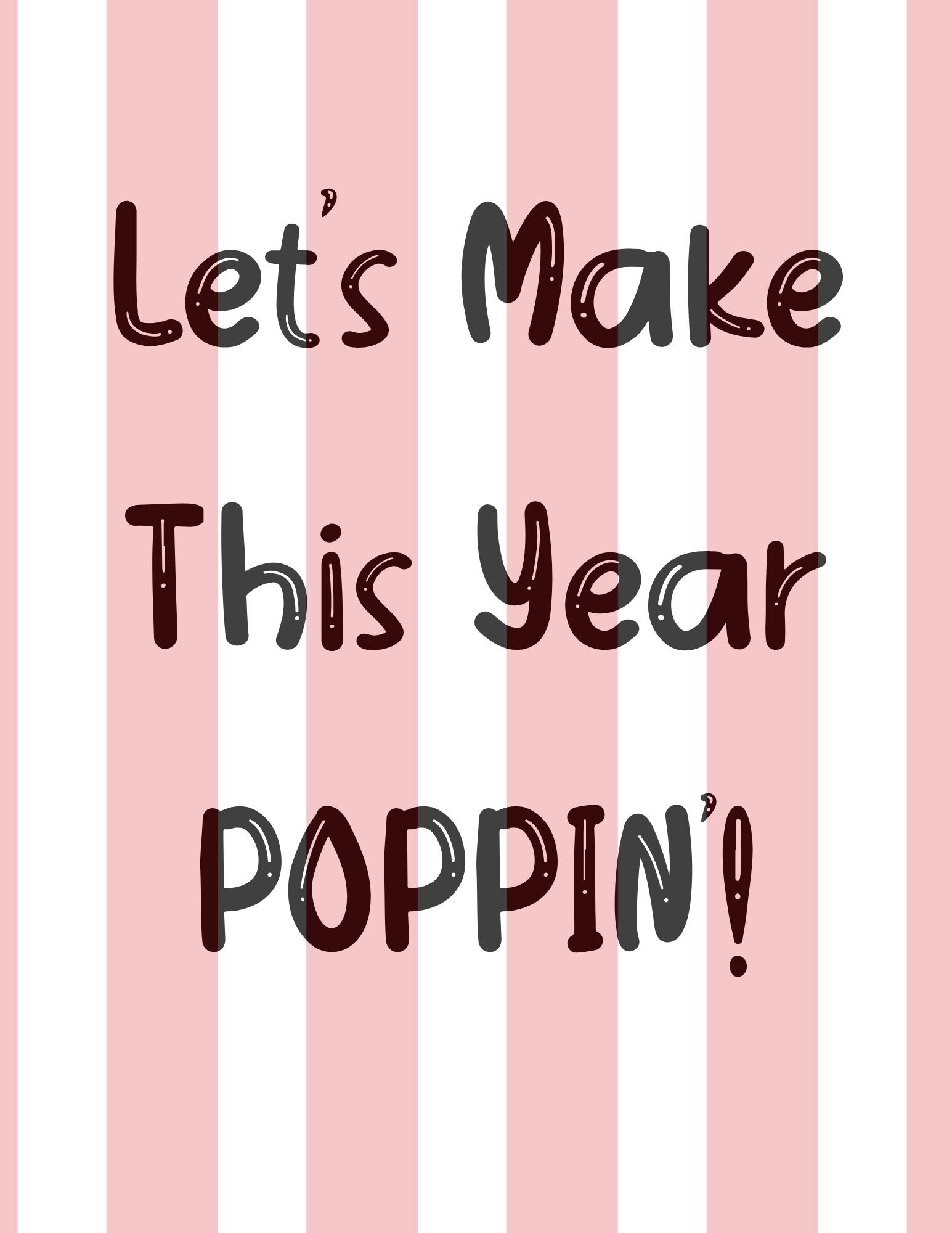 We Are Poppin Into a Great Year Bulletin Board Kit | Printable Popcorn ...