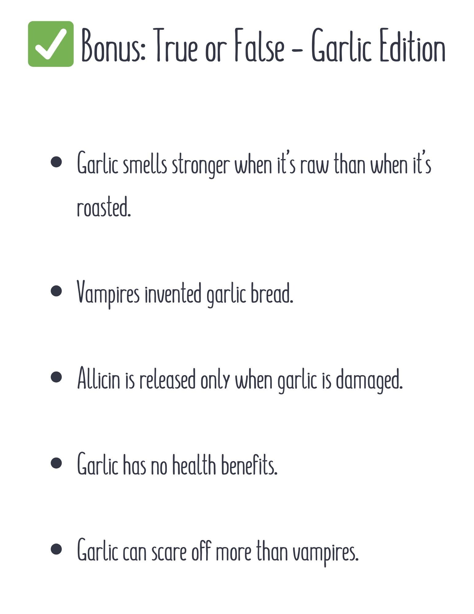 Garlic Science Lesson for Kids | Printable Worksheet Pack | Plant ...