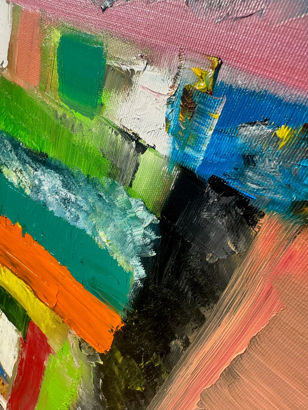 Abstract Oil Painting - Etsy
