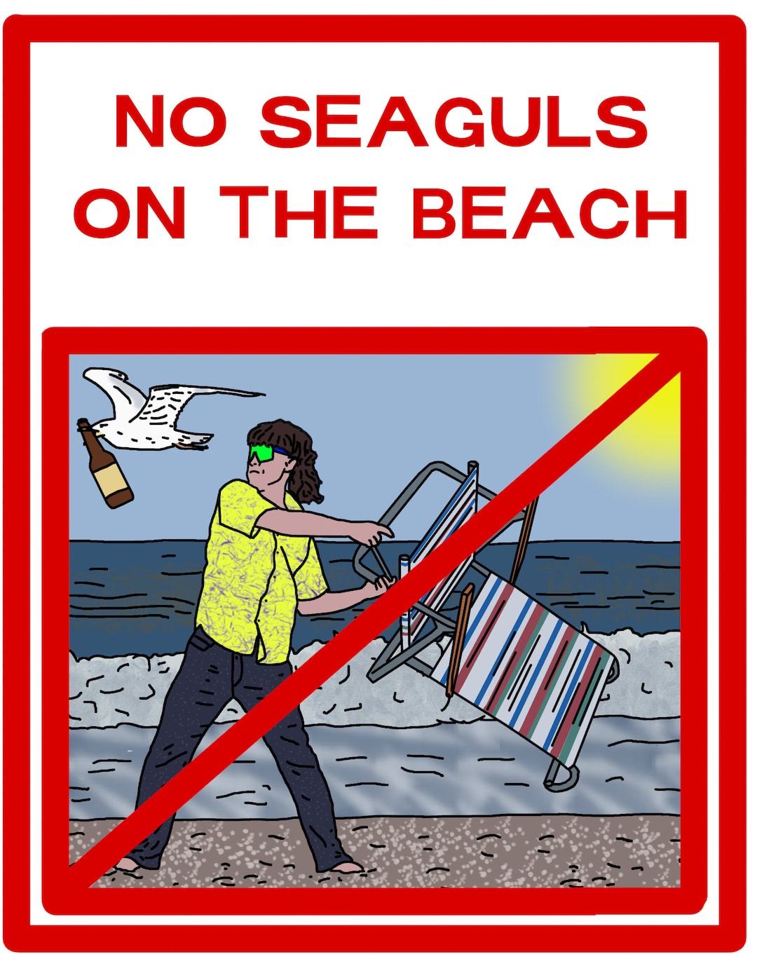 No Seaguls on the Beach Trucker Hat, PIT VIPER APPROVED - Etsy