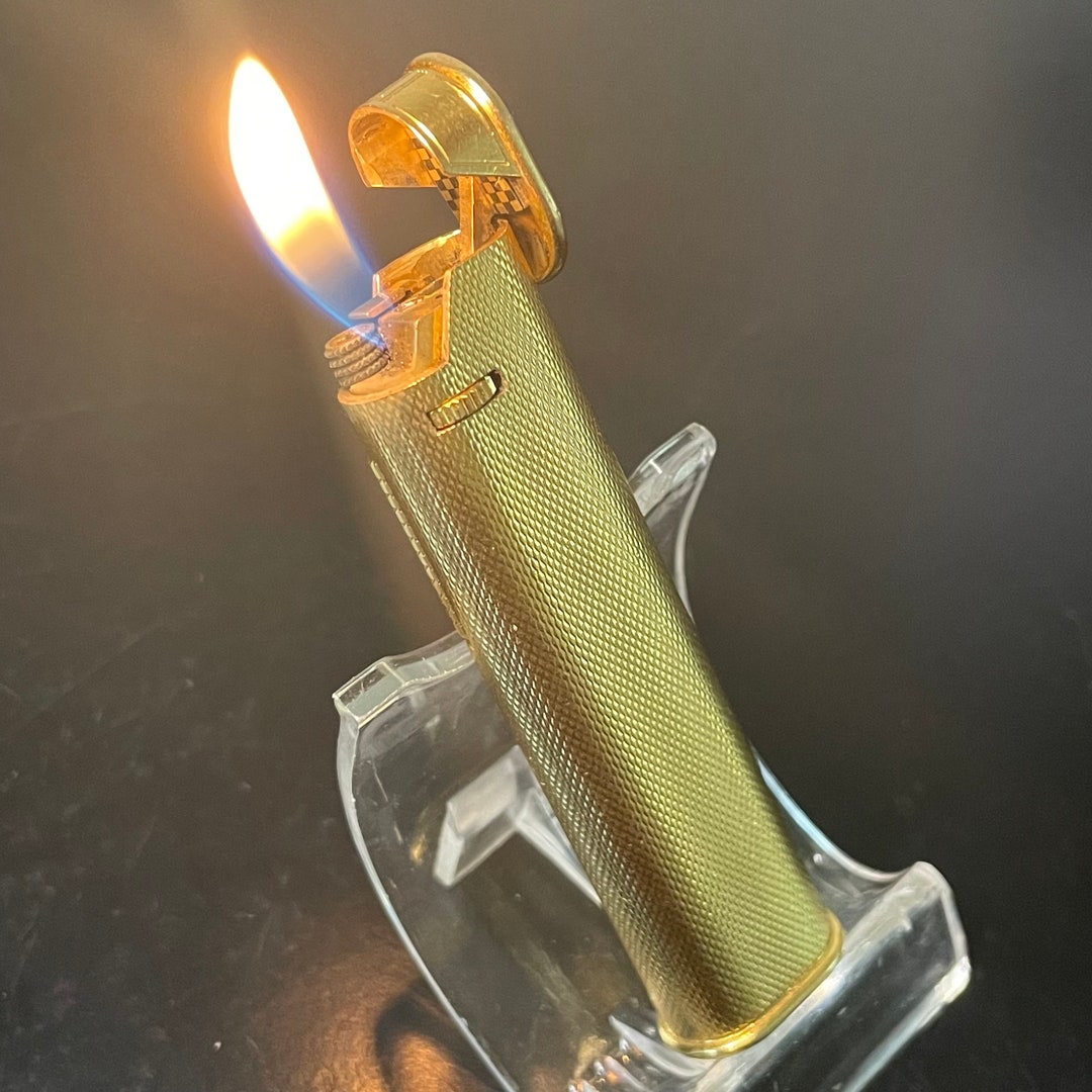 Dunhill Dress Lighter Gold With Barley Pattern. Refurbished - Etsy Canada