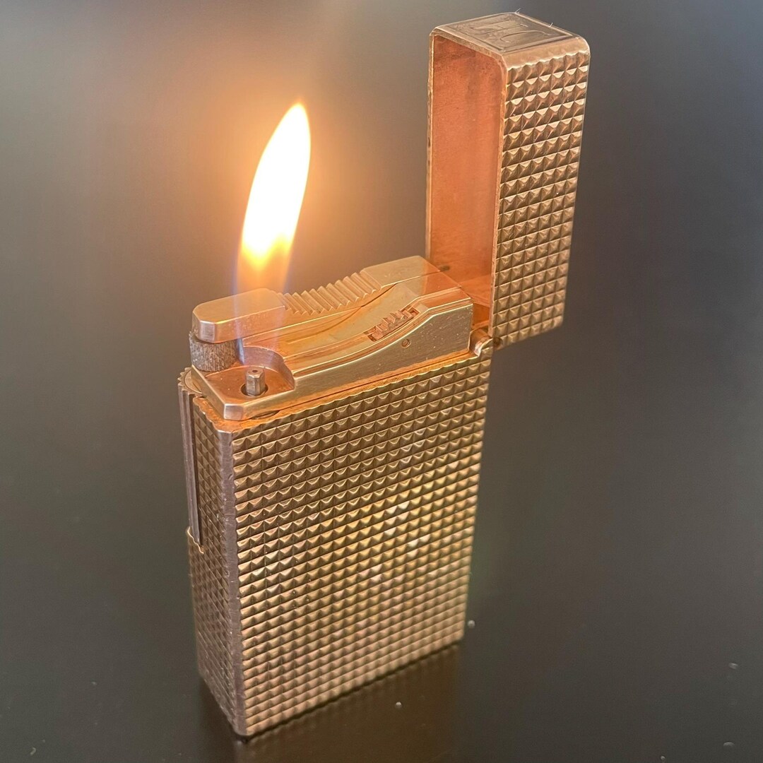 ST Dupont Lighter Line 1 Briquet Simple (BS) Large, Gold With Classic ...