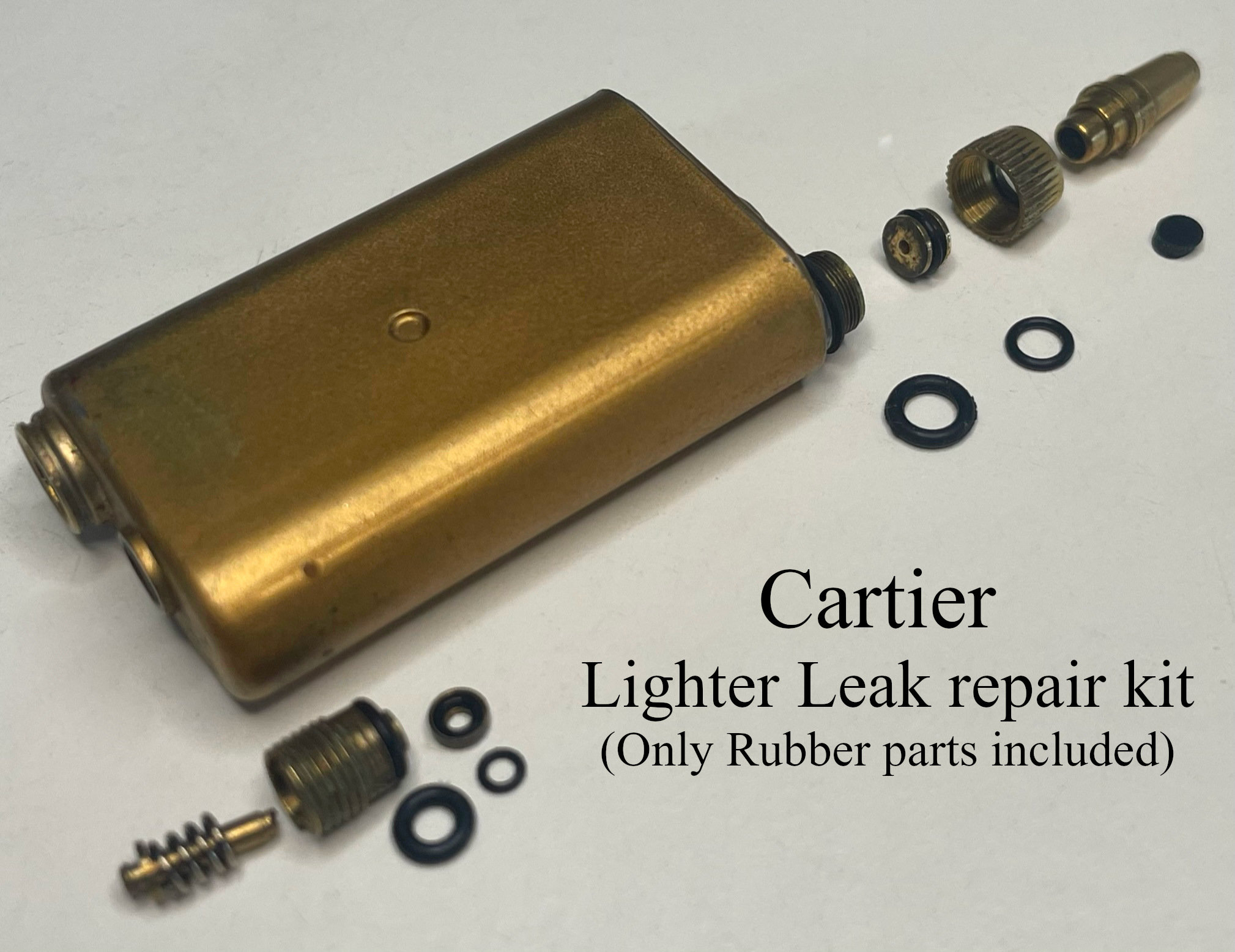 Cartier Lighter Refurbishing O-ring Set Repair Seal Kit for Vintage ...