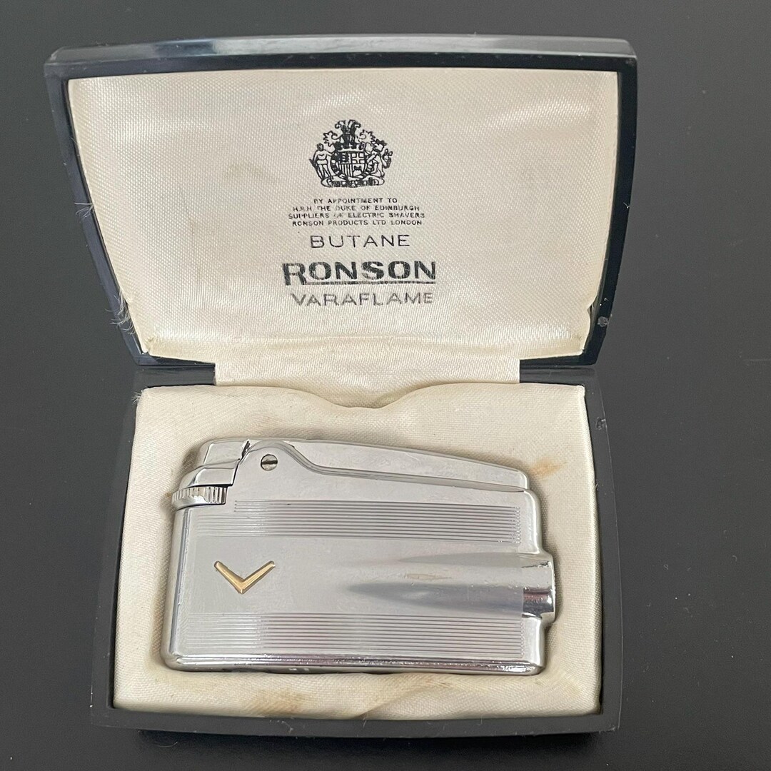 Ronson Lighter, Varaflame Premier Classic, Original, With Box ...