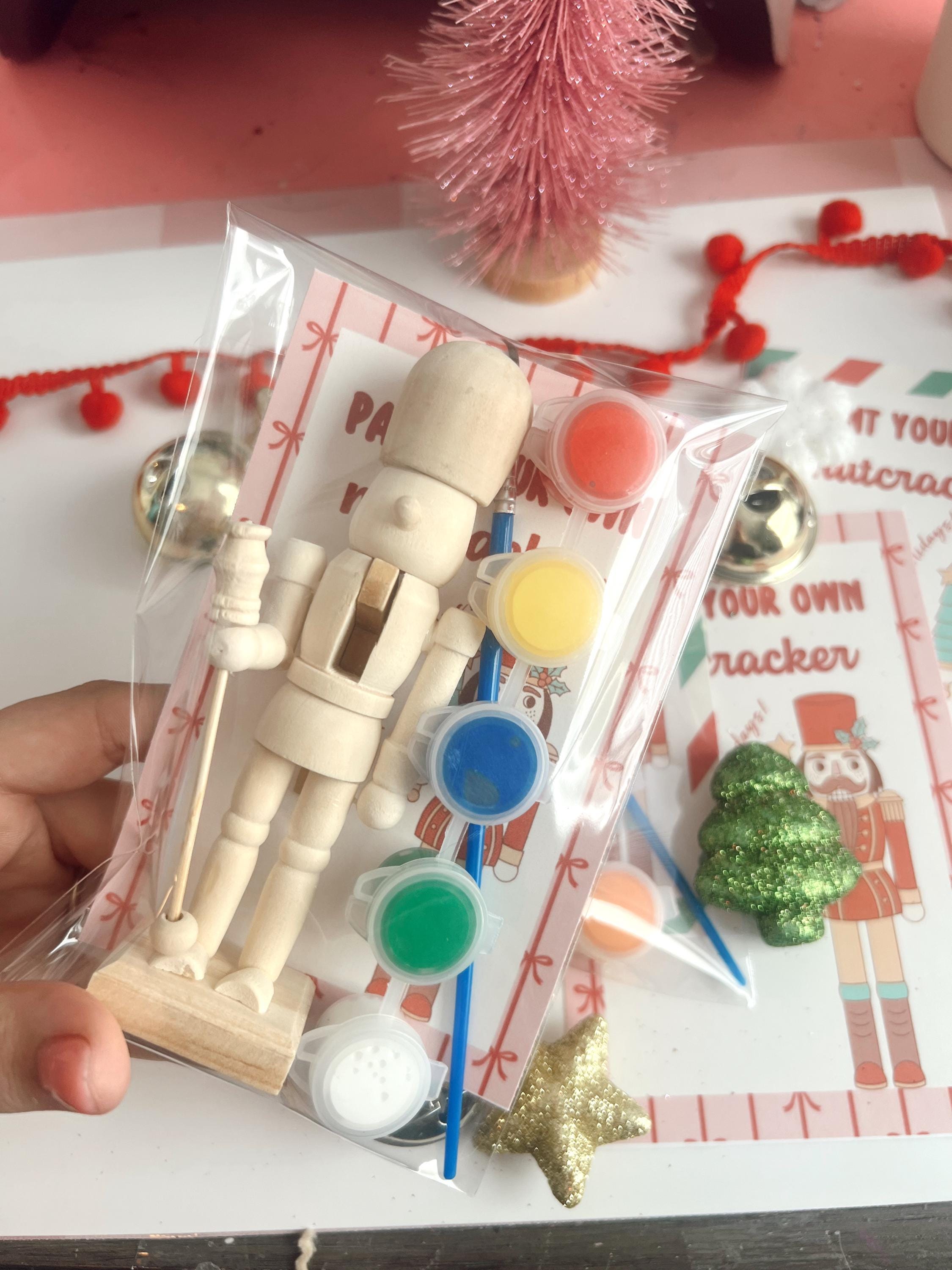 Christmas Mini Paint Kit, Nutcracker Paint Set, Christmas Party Favor ...