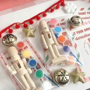 Christmas Mini Paint Kit, Nutcracker Paint Set, Christmas Party Favor ...
