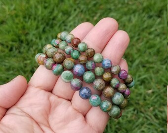 Ruby Stretch Bracelet - Etsy