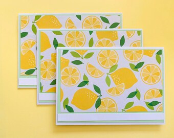 Lemon Greeting Cards - Etsy