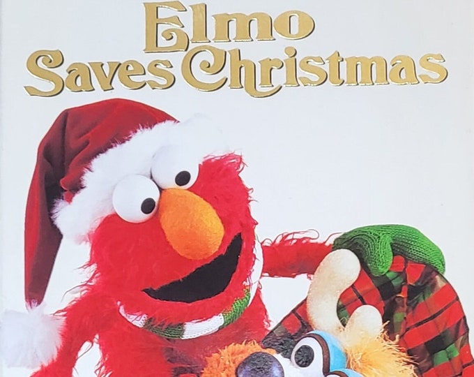 Sesame Street - Elmo Saves Christmas - Vintage Family / Kids VHS Tape ...