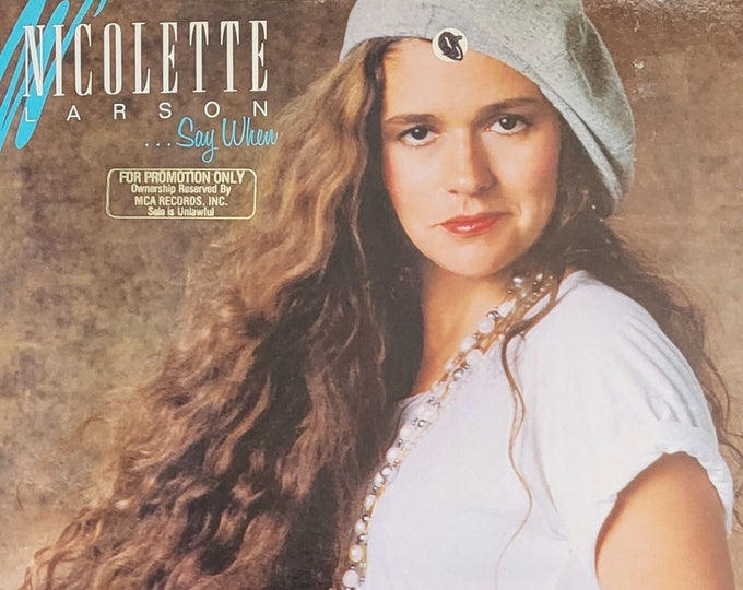 Nicolette Larson - Say When - 1985 Vintage Folk Country Vinyl LP - MCA ...