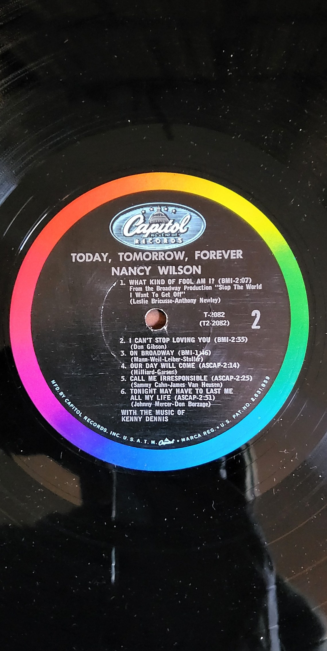 Nancy Wilson - Today, Tomorrow, Forever - 1964 Vintage Vinyl LP - Etsy
