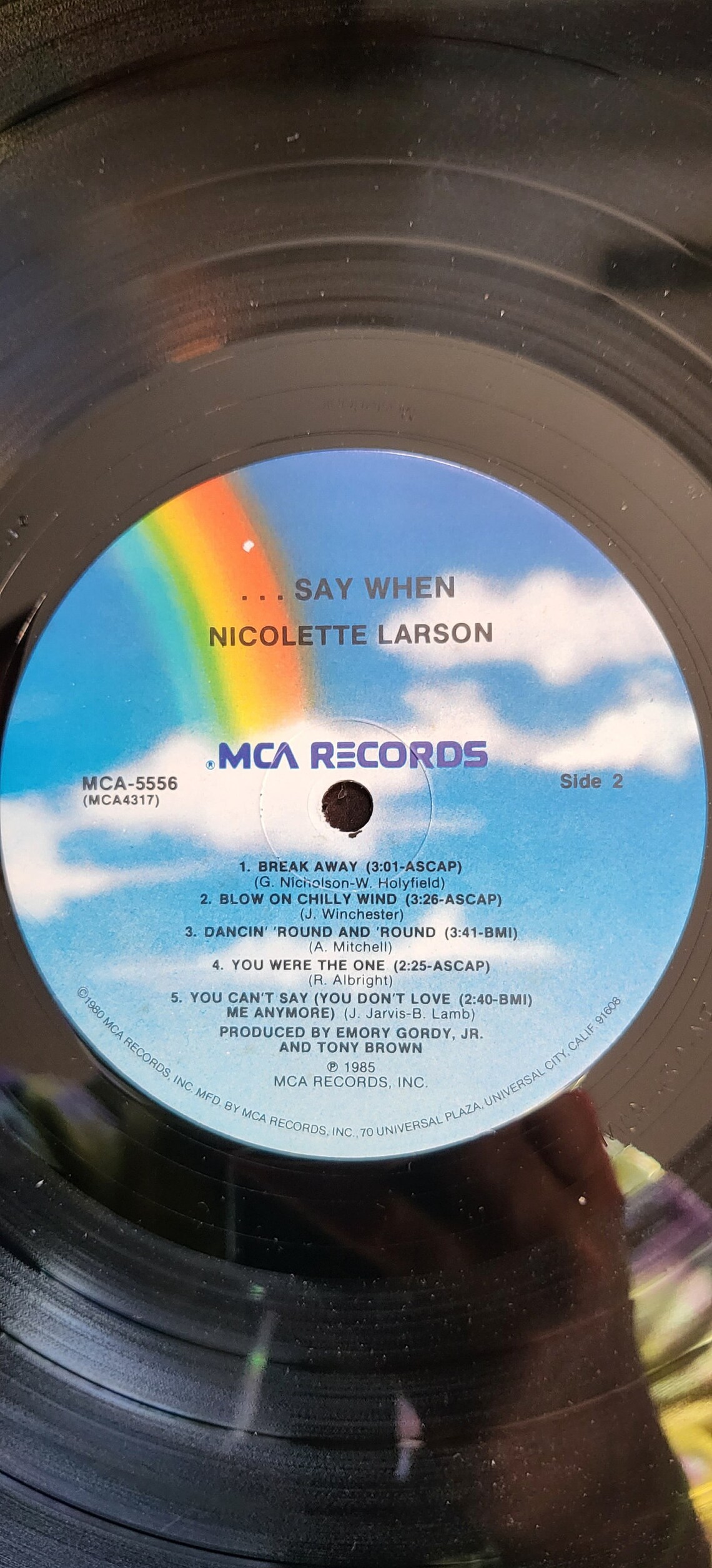 Nicolette Larson - Say When - 1985 Vintage Folk Country Vinyl LP - MCA ...