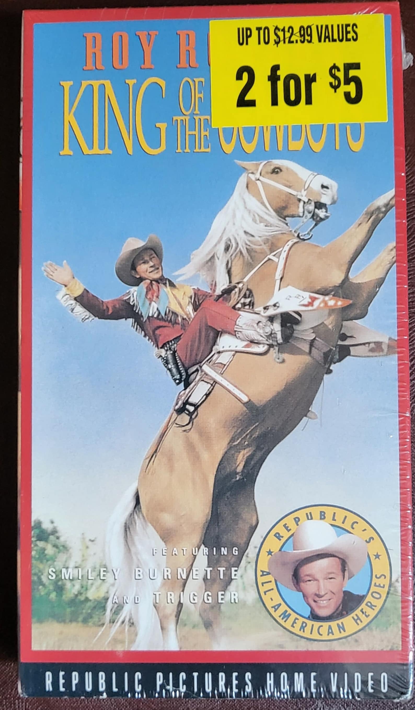 King of the Cowboys - Roy Rogers - Vintage Western VHS Tape - Brand New ...