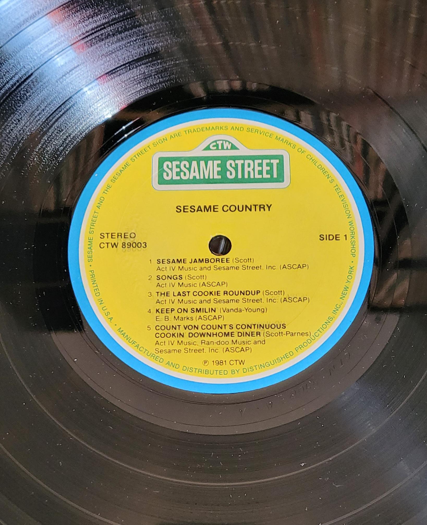 Sesame Street : Sesame Country - 1981 Vintage Country / Children Vinyl ...