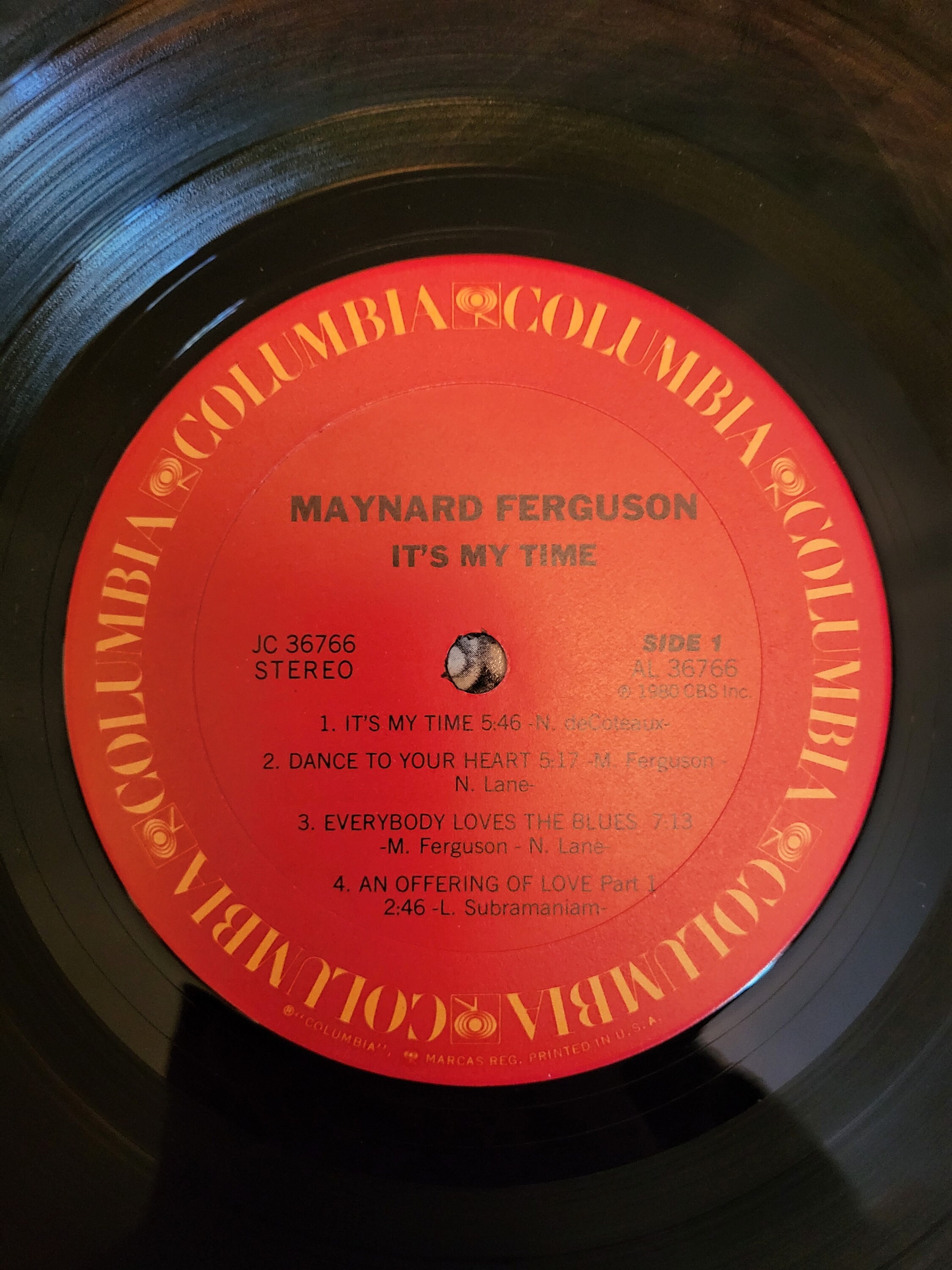 Maynard Ferguson It's My Time Vintage Jazz Funk Vinyl LP Columbia ...