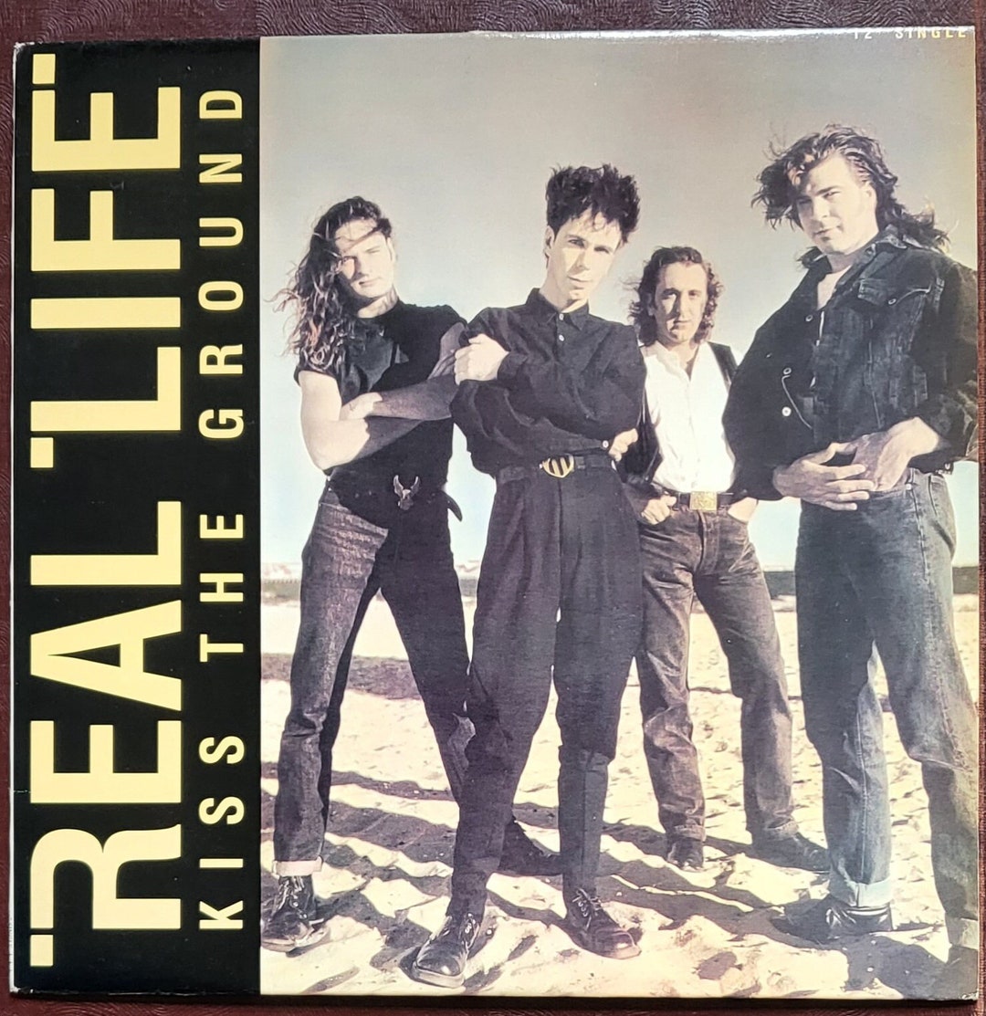 Real Life : Kiss the Ground - 1990 Vintage Electronic Synth Pop Vinyl ...