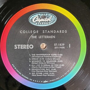 The Lettermen - College Standards - 1963 Vintage Folk Vinyl - Capitol ...