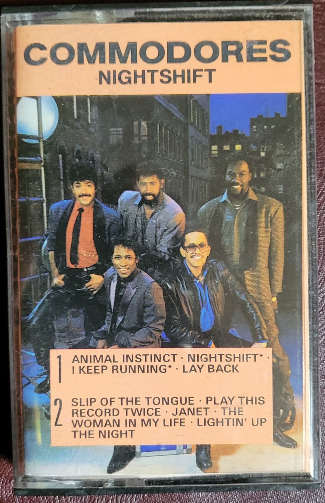 The Commodores - Nightshift - 1985 Vintage Funk / Soul Cassette Tape - Motown Records 6124MC - Etsy