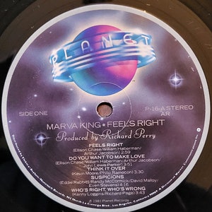 Marva King : Feels Right - 1981 Vintage Classic Funk / Soul Vinyl LP ...