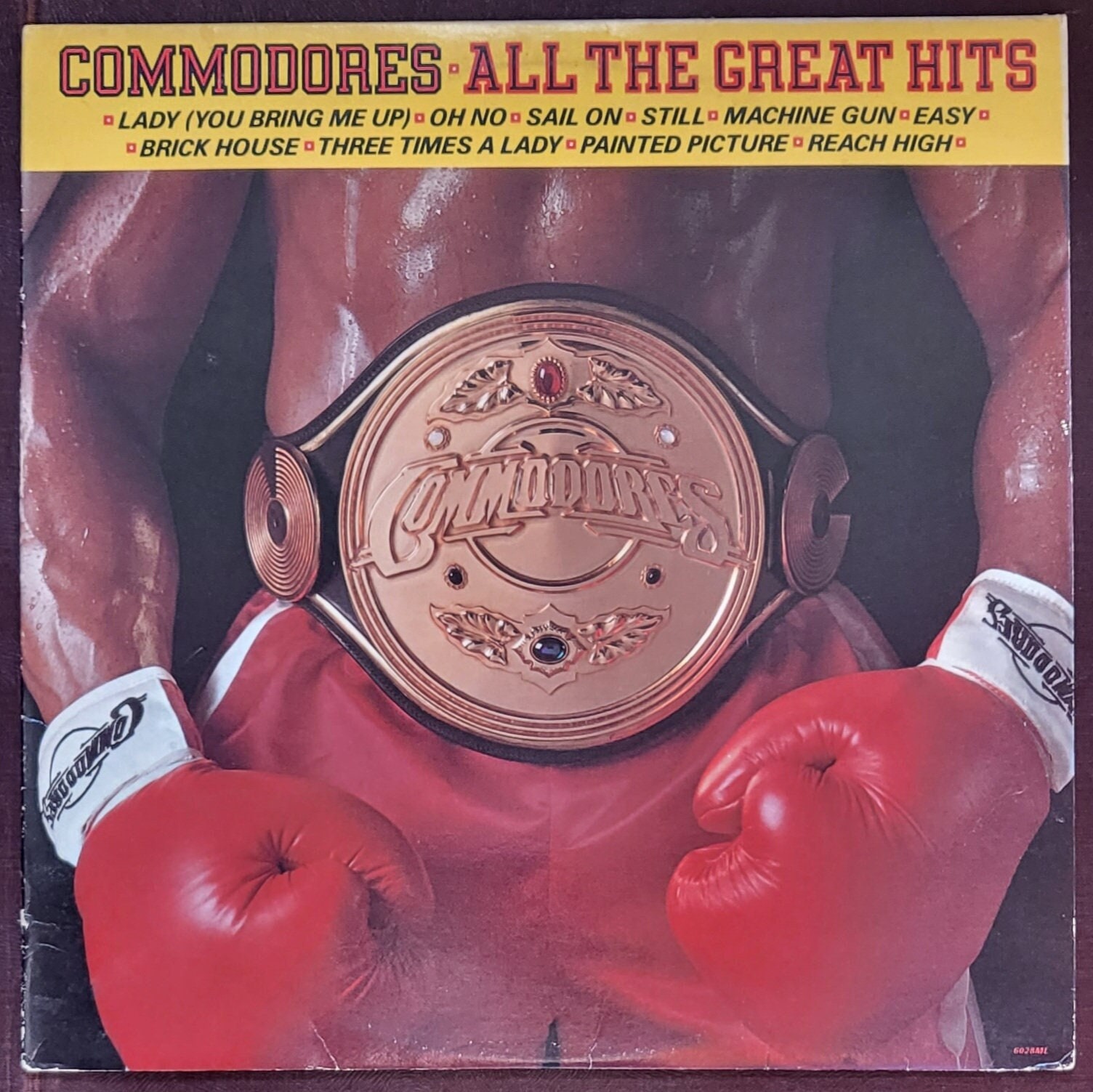 The Commodores : All the Great Hits 1982 Vintage Funk / Soul Vinyl LP ...