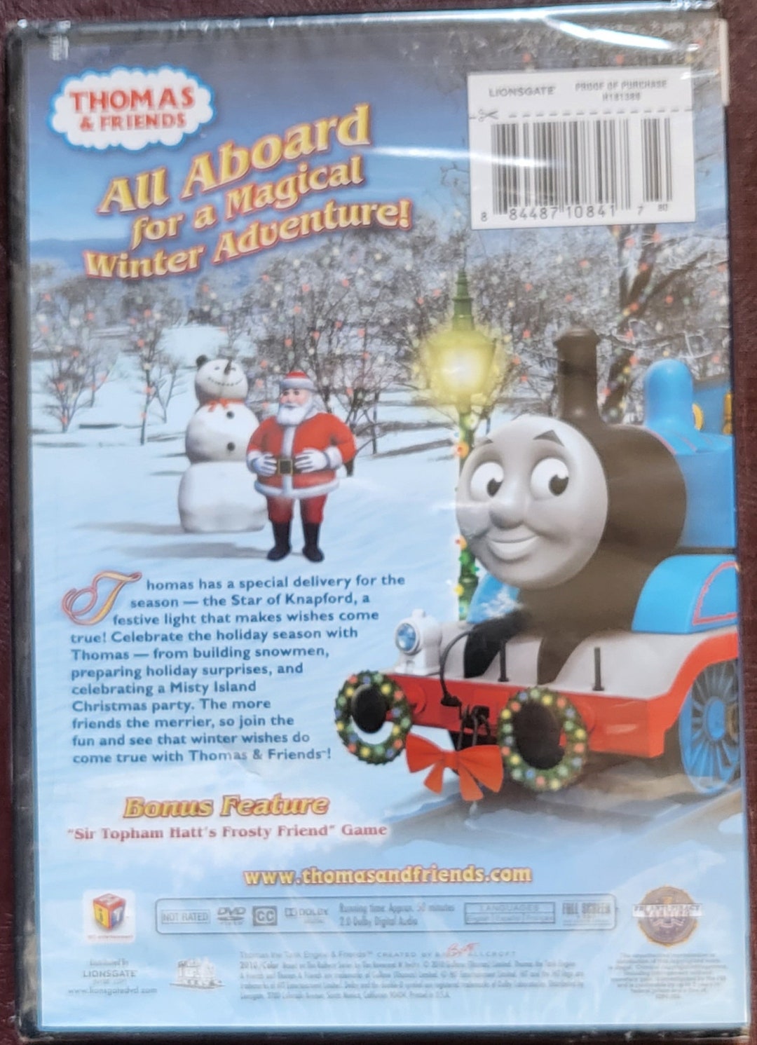 Thomas & Friends Merry Winter Wish Christmas DVD Brand New - Etsy