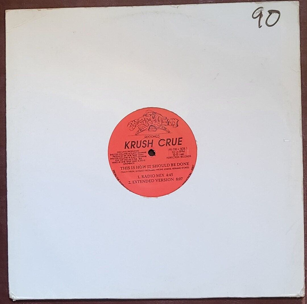 Krush Crue - This is How It Should Be Done - 1989 Hip Hop Vinyl LP - Etsy