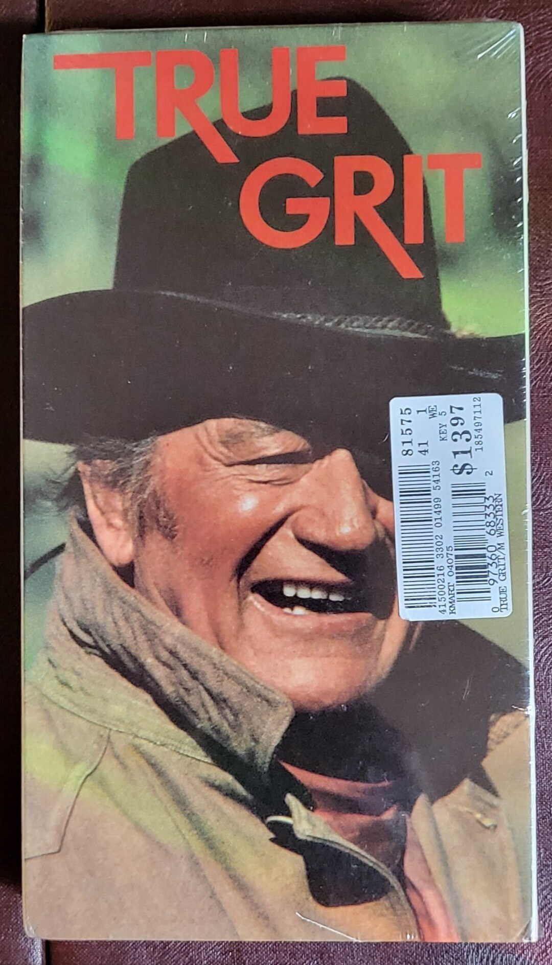 True Grit 1991 Vintage John Wayne VHS Cassette Tape Brand New Sealed - Etsy