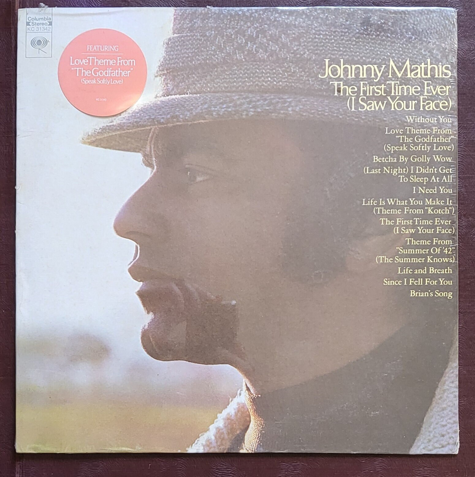 Johnny Mathis : the First Time Ever (I Saw Your Face) - 1972 Vintage ...