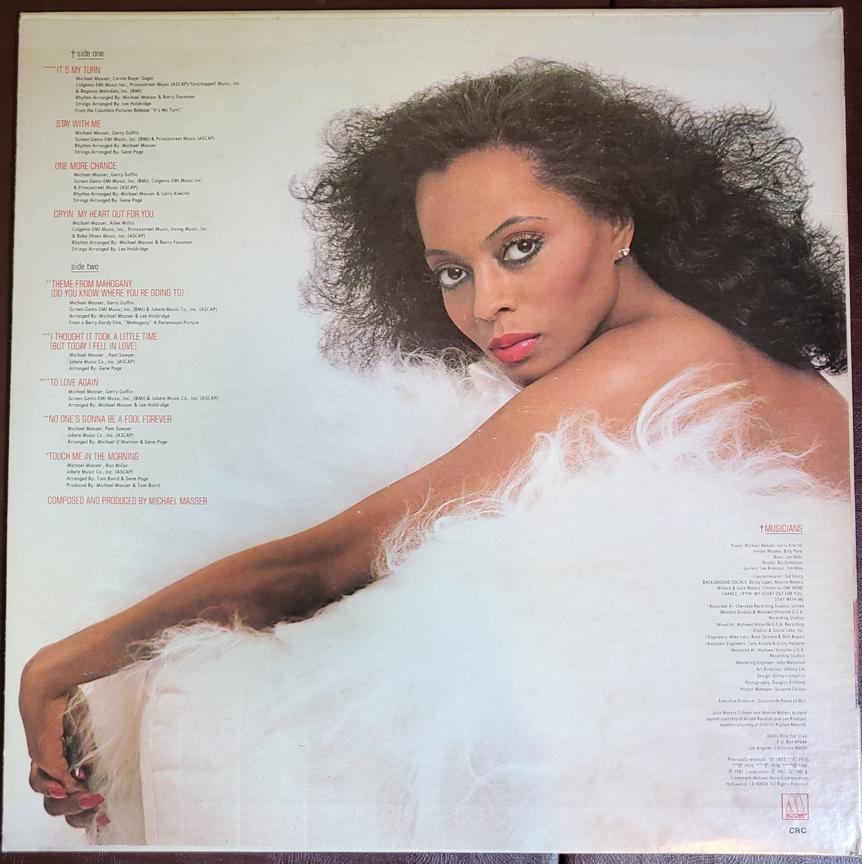 Diana Ross to Love Again Vintage Classic Funk / Soul Vinyl LP Album ...