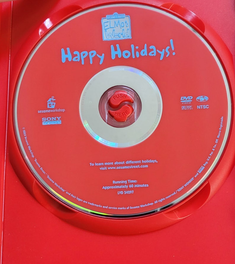 Elmo's World Happy Holidays DVD - Sesame Street - Etsy Canada