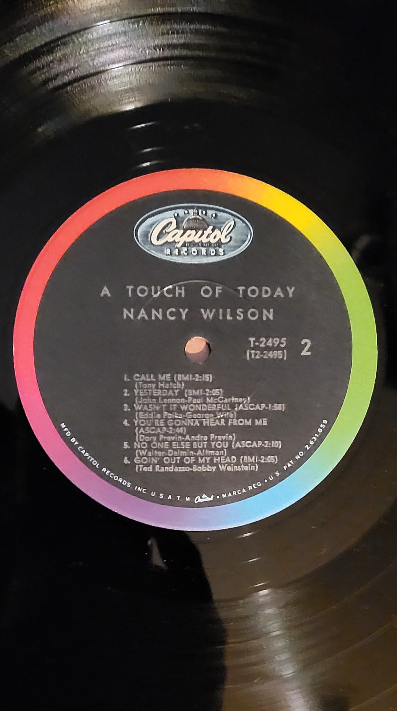 Nancy Wilson - A Touch of Today - 1966 Vintage Jazz / Funk/ Soul Vinyl ...