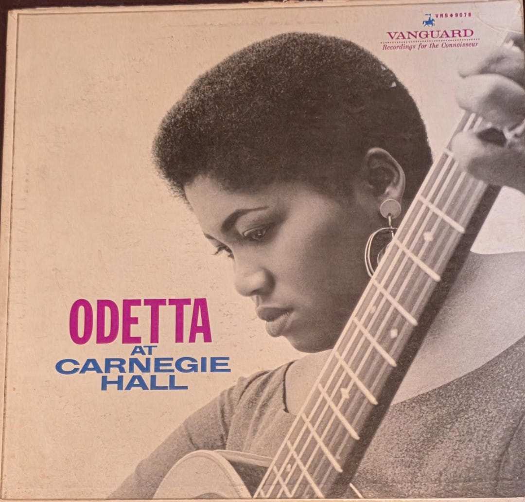 Odetta : at Carnegie Hall - 1960 Vintage Blues Folk Vinyl LP Record - Etsy