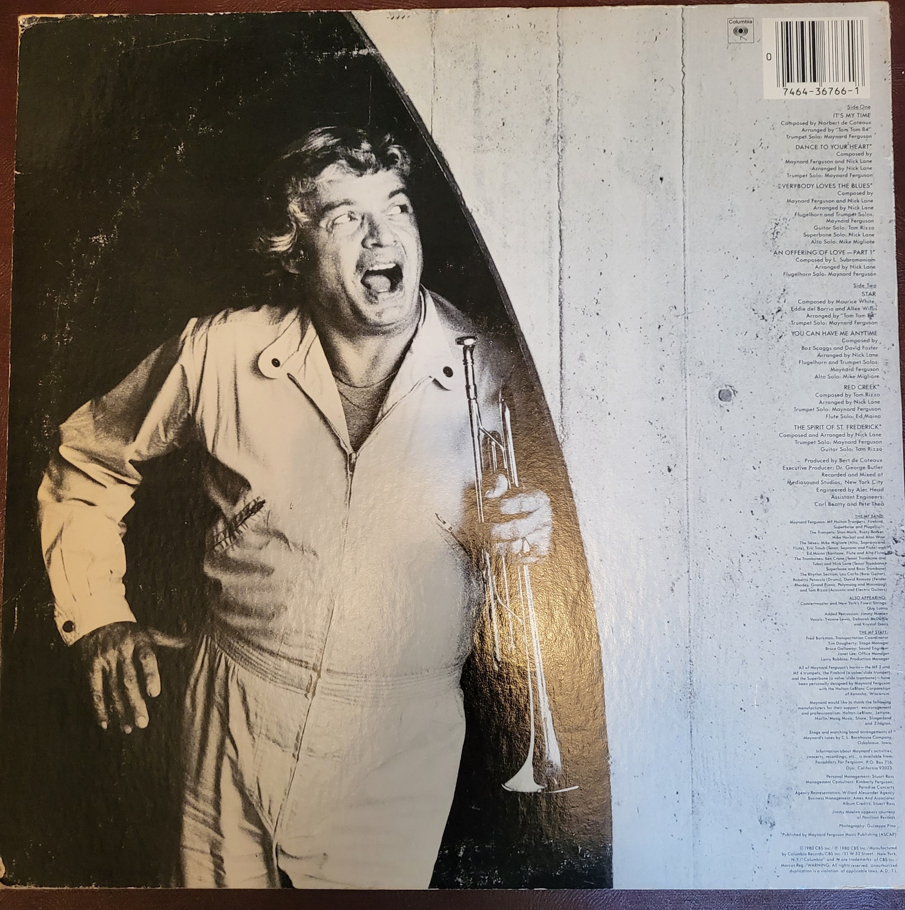 Maynard Ferguson - It's My Time - Vintage Jazz Funk Vinyl LP - Columbia ...