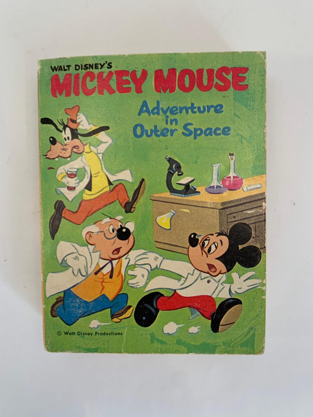 1968 Walt Disney MICKEY MOUSE "adventure in Outer Space" Big Little ...