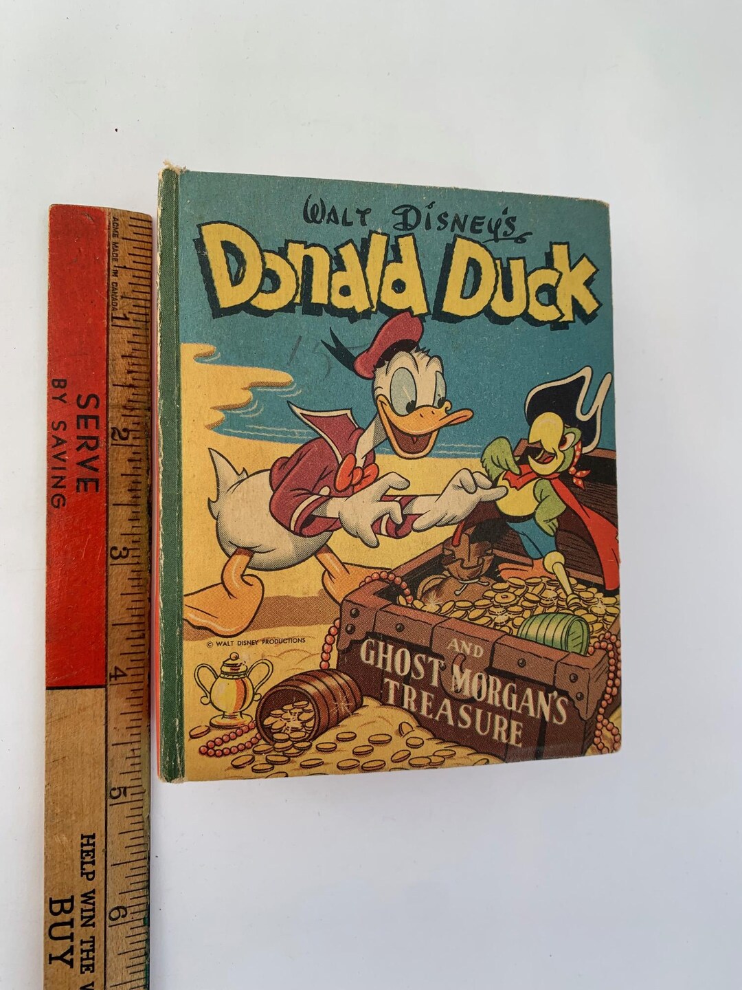 1946 Walt Disney's donald DUCK and Ghost Morgan's Treasure Better ...