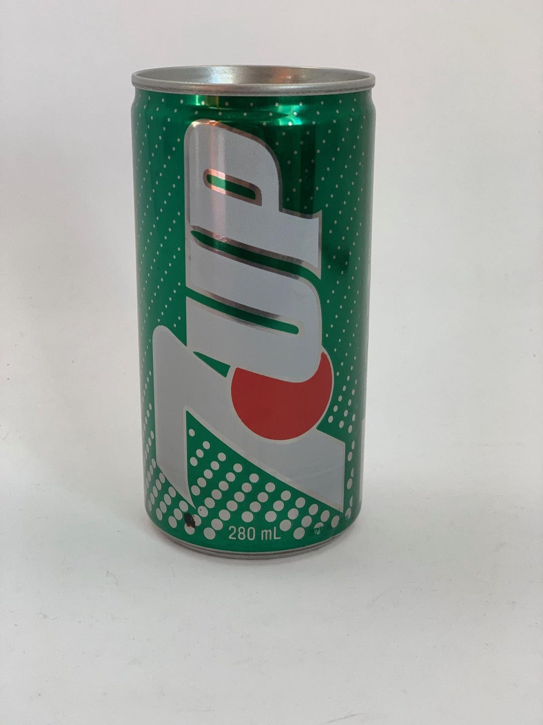1980s 7UP 280ml Empty Soda Pop Can Made in Canada Tab Top In-tact ...