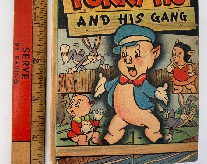 1946 "porky PIG and His Gang" Better Little Book Whitman Publishing ...