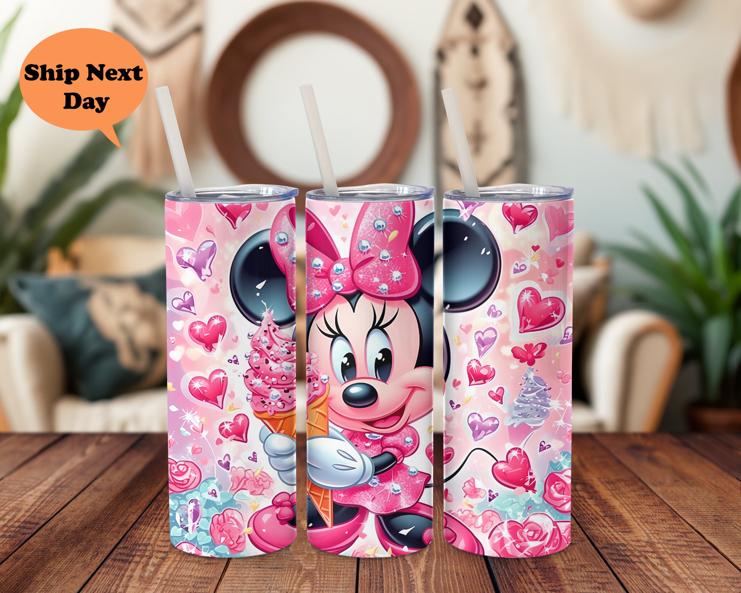 Minnie Mouse Tumbler, Disney Tumbler, Minnie Mouse Gifts for Kids ...