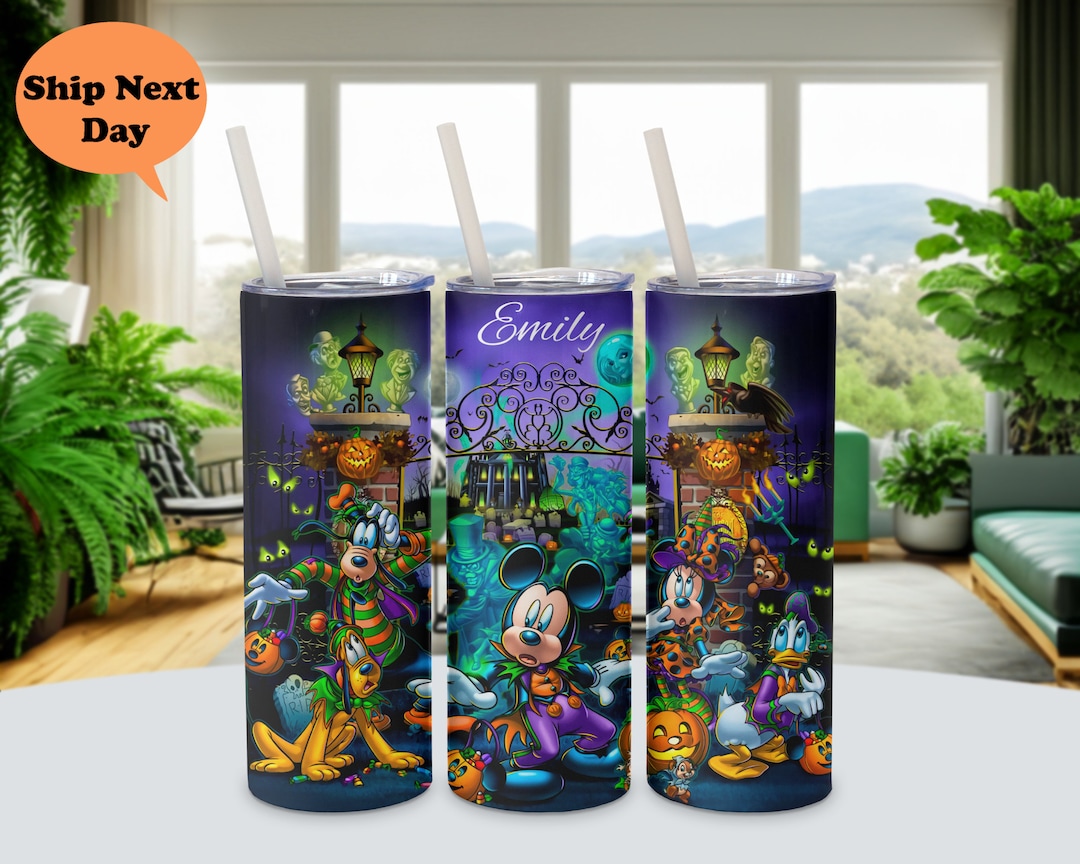 Mickey Mouse Halloween Tumbler: Custom Design - 20oz Kids Cup - Etsy