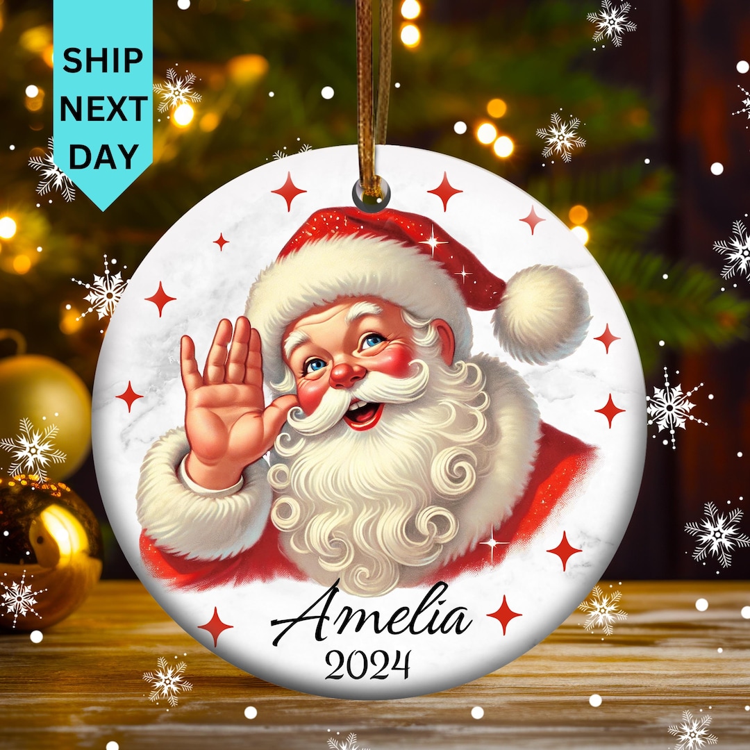 Santa Claus Christmas Ornament 2024, Santa Christmas Tree , Xmas New ...