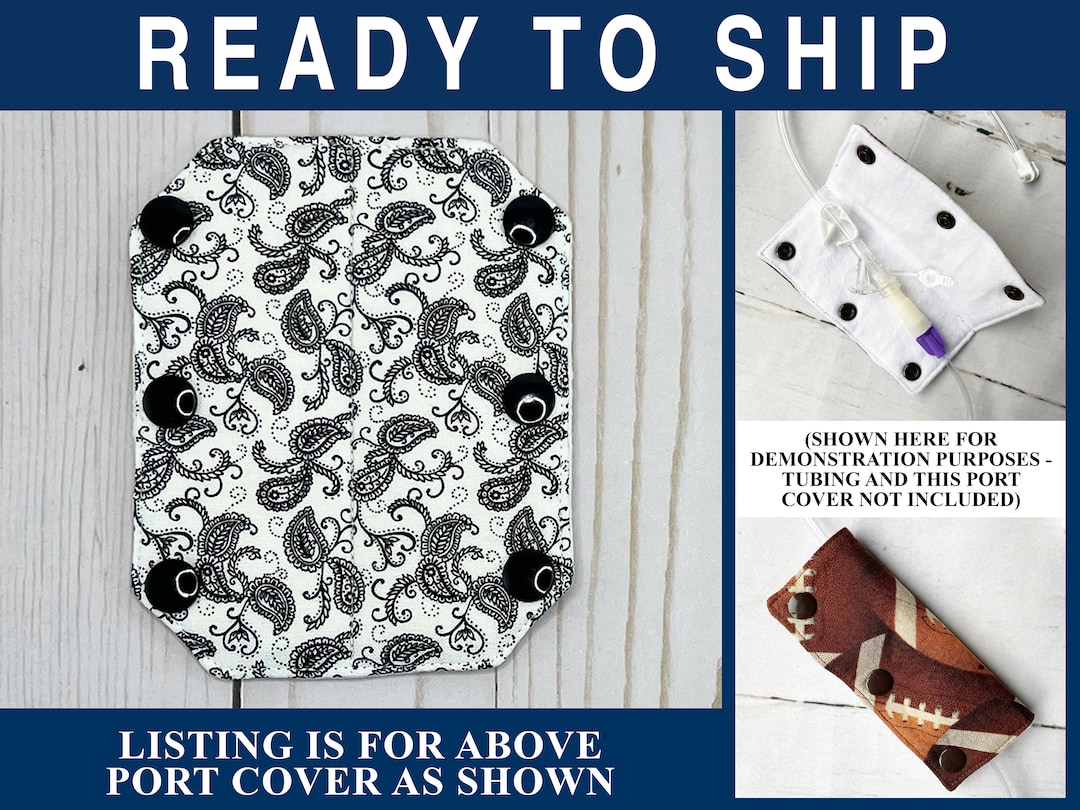 Padded Port Cover for Feeding Tubes, Ports, Farrell Bags - Etsy